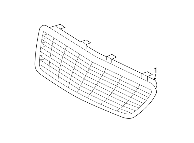 203-880-02-23-7246 - Grille - 2001-2007 Mercedes-Benz | BuyMercedesPartsNow