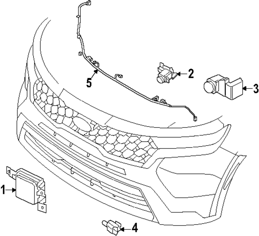 99310-L1810BN4 - Park Sensor 2025 Kia Sorento | Kia.Parts Store