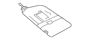 447-810-03-10-7M94 - Sun-Visor 2016-2020 Mercedes-Benz Metris ...