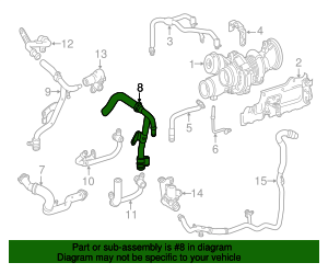 177-200-39-51 - Water Feed Tube 2018-2021 Mercedes-Benz ...