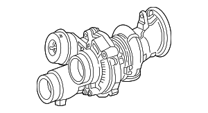 2018-2023 Mercedes-Benz Turbocharger 177-090-01-80 | MB OEM Parts