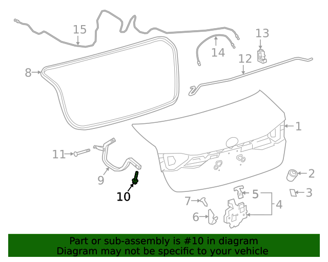 90105-A0001 - Hinge Bolt - 1999-2022 Toyota | OEM Genuine Toyota Parts