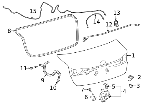 Lid & Components for 2020 Toyota Corolla | Toyota Parts Center