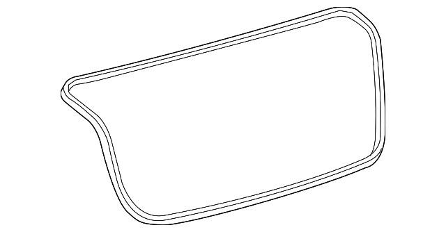64461-02290 - Deck Lid Seal 2020-2024 Toyota Corolla | Longo Toyota Parts
