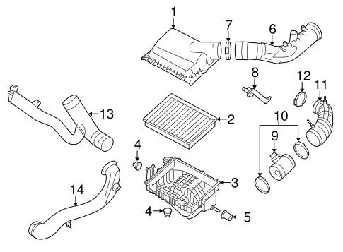 Air Intake for 2008 Saab 9-3 | Saab Parts Counter