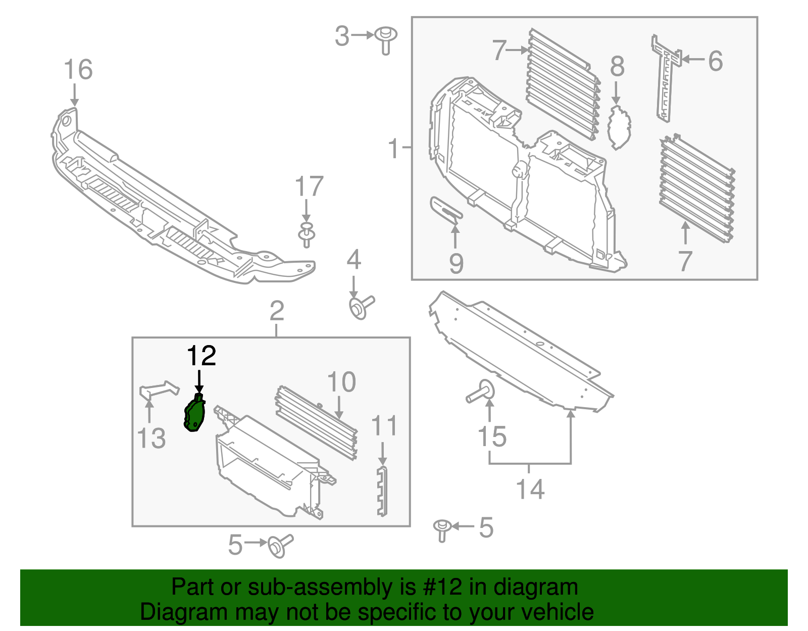 2018-2024 Ford | Actuator | JL3Z-10884-B | Walls' Ford Parts