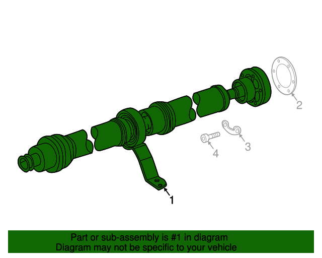 80A-521-101-B - Drive Shaft 2018-2023 Audi | Audi OEM Parts