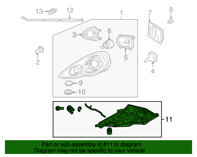 970-631-074-02 - Mount Bracket 2010-2013 Porsche Panamera | AutoNation ...