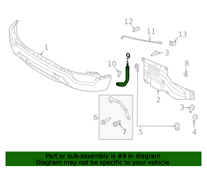 ML3Z-17755-A - Inner Bracket - 2021-2025 Ford F-150 | Lasco Auto Parts