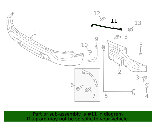 2021-2023 Ford F-150 Upper Bracket ML3Z-17B837-A | TascaParts.com