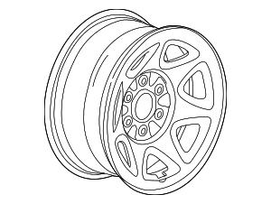 2014-2020 GM 17X8-Inch Steel Wheel 20942019 GM | GMPartsDirect.com