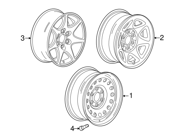 2014-2020 GM 17X8-Inch Steel Wheel 20942019 GM | GMPartsDirect.com