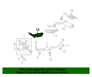 2009-2013 Toyota Heat Shield 58151-02160 | Toyota Parts Center
