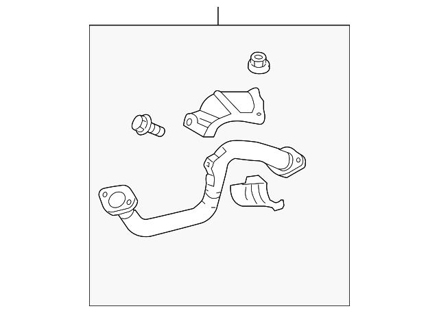 2009-2013 Toyota Front Pipe 17410-0D440 | OEM Parts Online