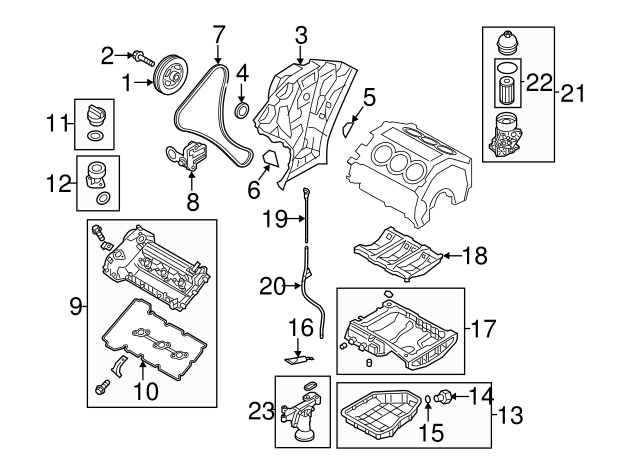 24410-3CGA3 - Engine Timing Chain Tensioner 2014-2024 Kia | Kia.Parts Store