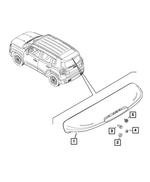 Moldings and Ornamentation for 2017 Jeep Renegade | Auto Parts