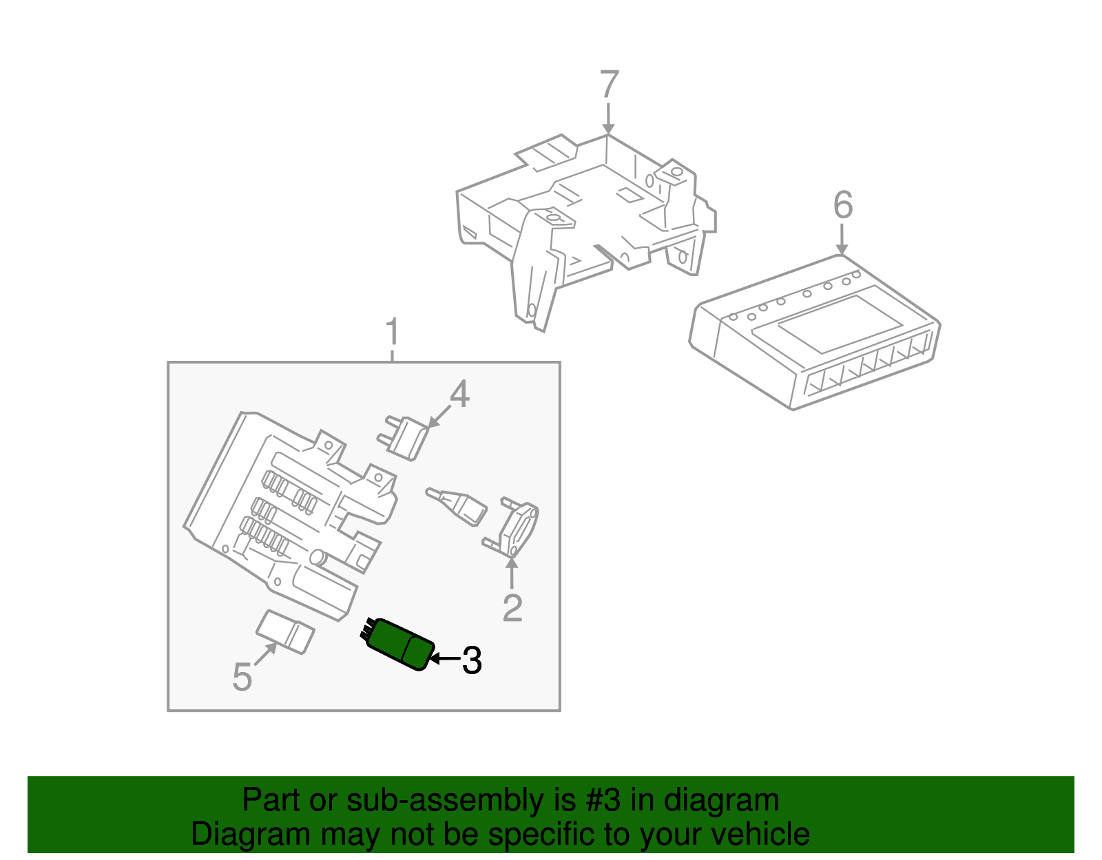 2008-2025 GM Multi-Purpose Relay 96484304 GM | GMPartsDirect.com