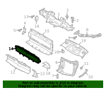 2019-2024 Porsche Macan Radiator Shutter Assembly 95B-121-257-GY | Porsche Marin