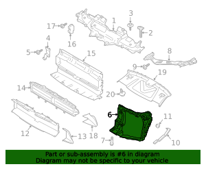 2015-2024 Porsche Macan Side Support 95B-805-594-E | OEM Parts Online