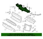 2015-2024 Porsche Macan Upper Tie Bar 95B-805-931-G | Sunset Porsche Parts