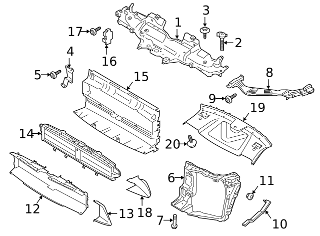OEM Porsche Side Support (95b805594e) 2015-2024 Porsche Macan | OEM ...