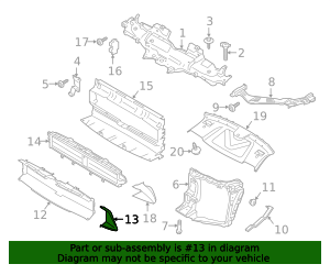 2015-2024 Porsche Macan Side Duct 95B-121-674-C-1E0 | Sunset Porsche Parts