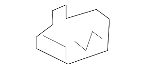 51117497288 - 2019-2023 BMW Bumper Cover Support Rail Insulator (51-11 ...