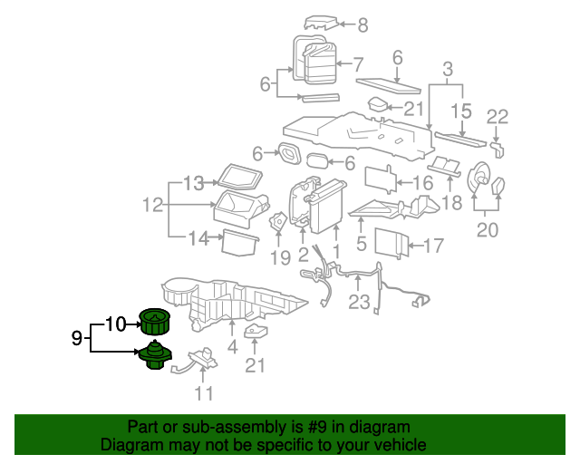 22741027 Motor - New OEM Part From GM Parts Direct | GM Parts Store