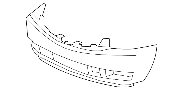 2007-2014 Cadillac Front Bumper Cover 25814554 GM | GMPartsDirect.com