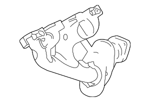 2004-2006 Cadillac Passenger Side Exhaust Manifold 12638982 ...