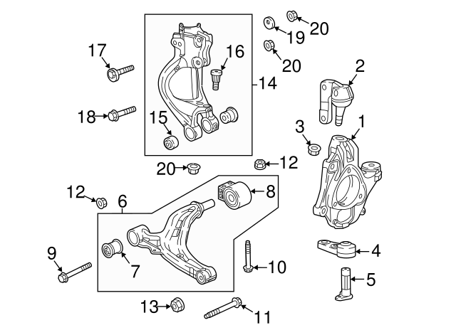 2016-2019 Buick Cascada Lower Control Arm 13371818 | GMPartsDirect.com
