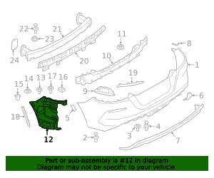 51127436841 - 2019-2021 BMW Z4 Side Support (51-12-7-436-841) | BMW of ...