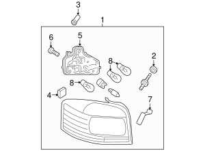 8P4-945-258 - Holder 2006-2008 Audi | Audi OEM Parts