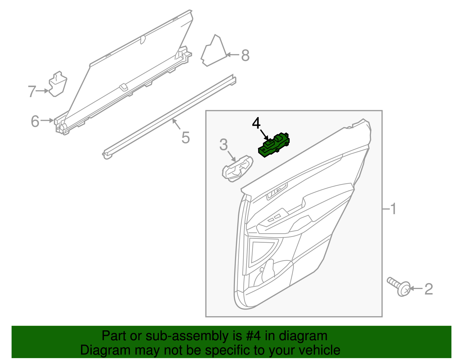 93581-C5100 - Switch Assembly 2016-2020 Kia Sorento | Kia.Parts Store