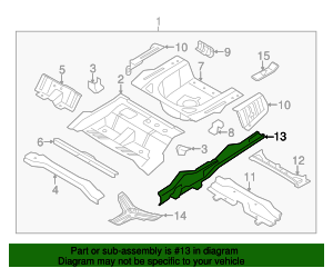 2012 Kia Optima Rail Assembly 65710-2T011 | OEM Parts Online
