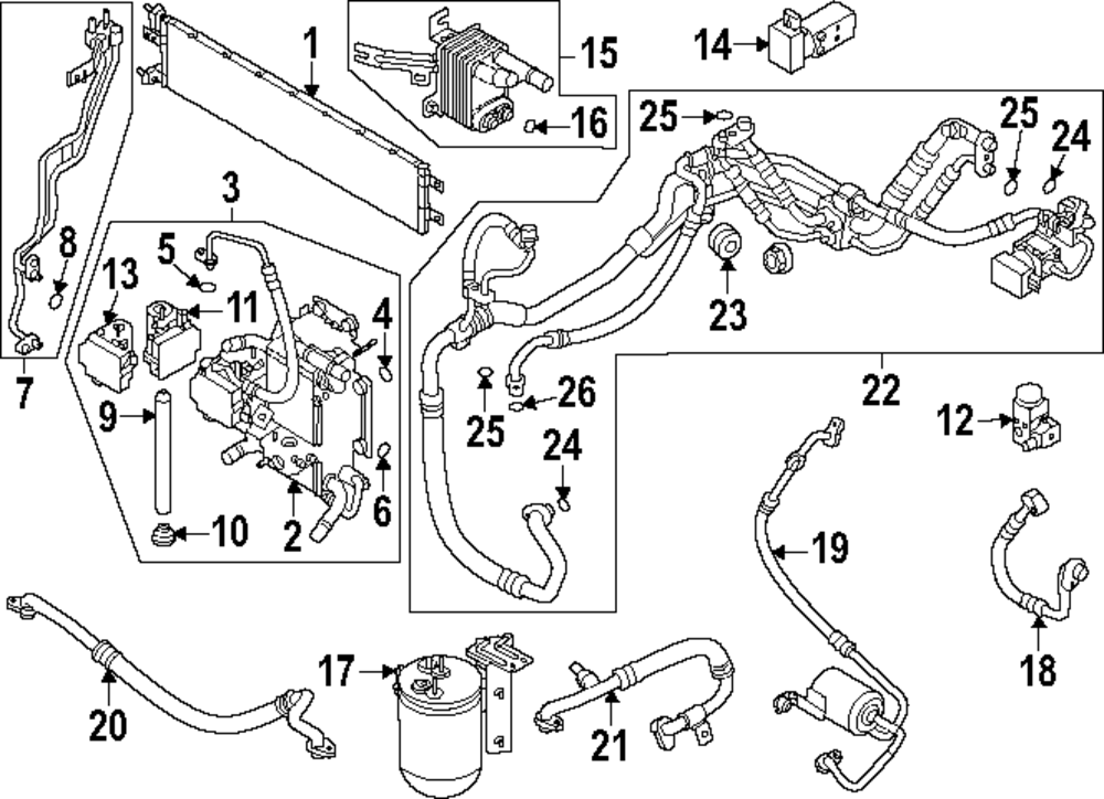 2023-2025 Kia Niro EV Heat Exchanger 25670-AO000 | Retail Performance ...