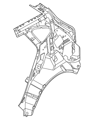71602-Q5010 - Inner Quarter Panel 2021-2023 Kia Seltos | Kia.Parts Store