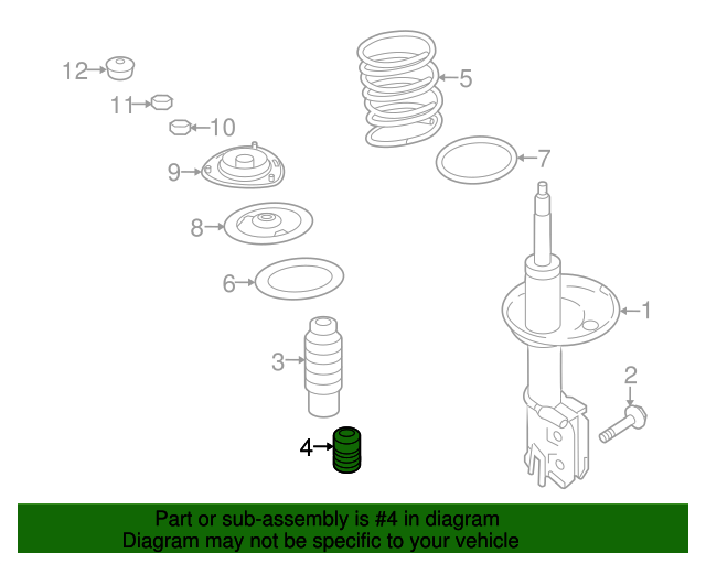 2010-2015 Hyundai Bumper 54626-3S000 | OEM Parts Online