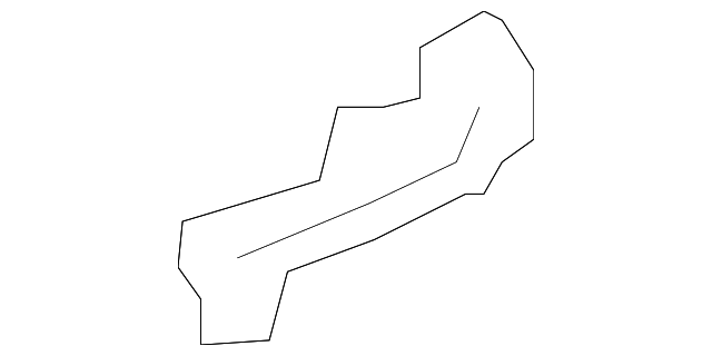 68198-F4011 - Belt Weather-Strip Rear Seal - 2018-2022 Toyota C-HR ...