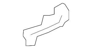 68198-F4011 - Belt Weather-Strip Rear Seal - 2018-2022 Toyota C-HR ...