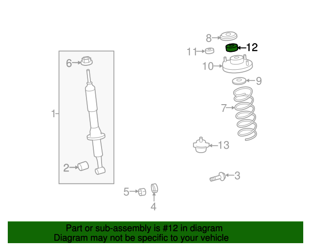 2010-2024 Toyota Shock Mount Washer 90948-01100 | Sparks Parts