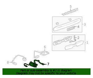 2017-2020 GM Video Display Inside Rearview Mirror Camera 84271644 GM ...