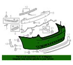 2011-2016 Chevrolet Rear Bumper Cover 95217522 | TascaParts.com