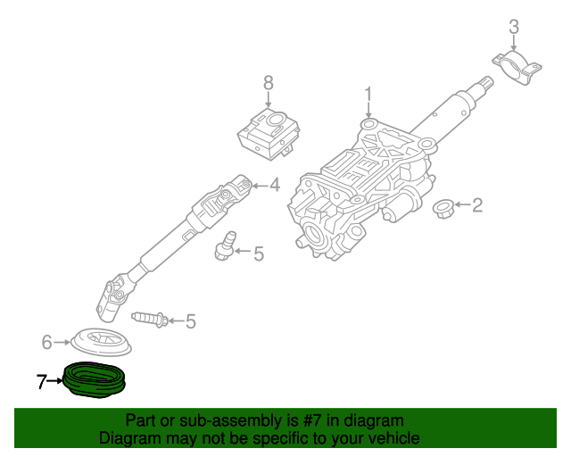 2017-2022 GM Steering Column Dash Outer Seal 84885922 | GMPartsDirect.com