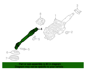 2017-2023 GM Lower Shaft 84979332 | GMPartsDirect.com