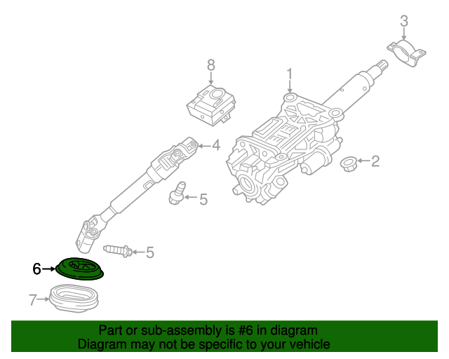 2017-2022 GM Steering Column Dash Inner Seal 84209180 | GMPartsDirect.com