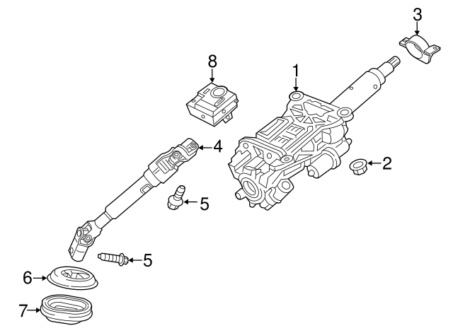 85529026 - Steering Column without Module 2016-2024 GM ...