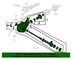 LK4Z-3B403-D - Drive Axle 2020-2024 Ford | Ford Parts Direct