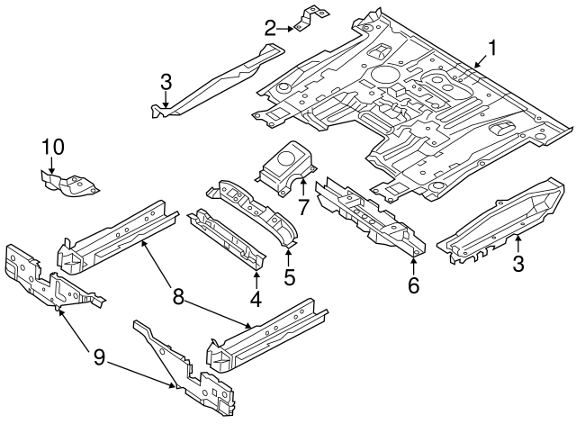2015-2018 Chevrolet City Express Driver Side Front Engine Compartment ...