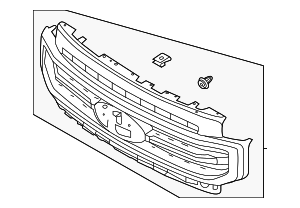 LC3Z-8200-CA - Grille Assembly 2020-2022 Ford | Ford Parts Direct